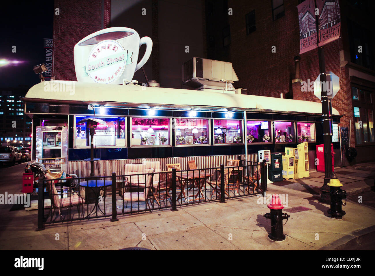 The South Street Diner, formerly the Blue Diner, in Boston ...