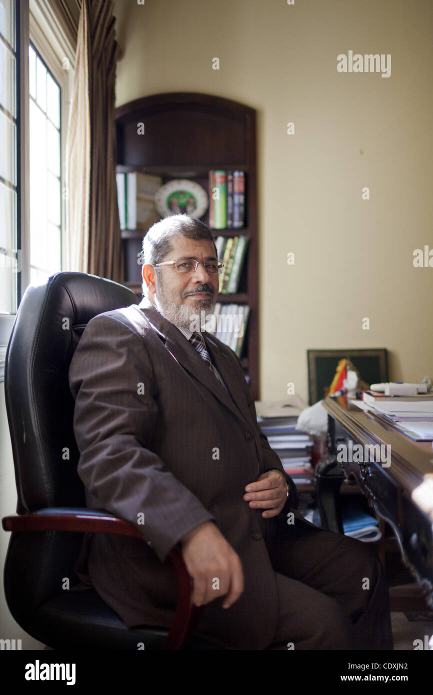 Oct. 16, 2011 - Cairo, Egypt - Mohamed Morsy is the president of the ...