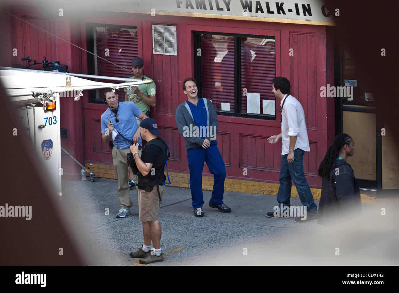 Aug. 17, 2011 - Brooklyn, New York, U.S. - Actor PATRICK WILSON, center ...