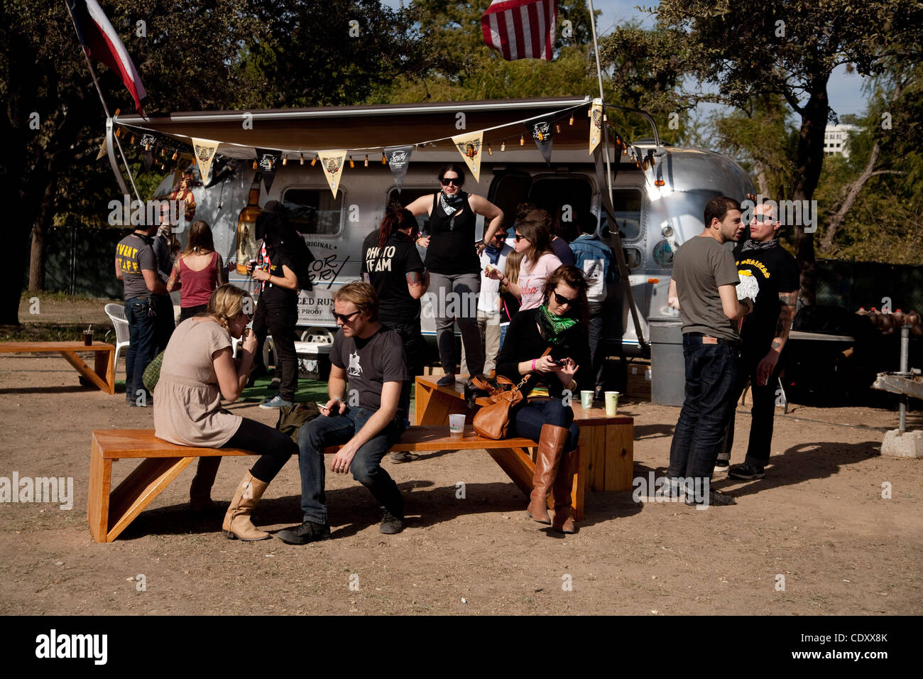 Attendees of Fun Fun fest in Austin, TX Stock Photo - Alamy