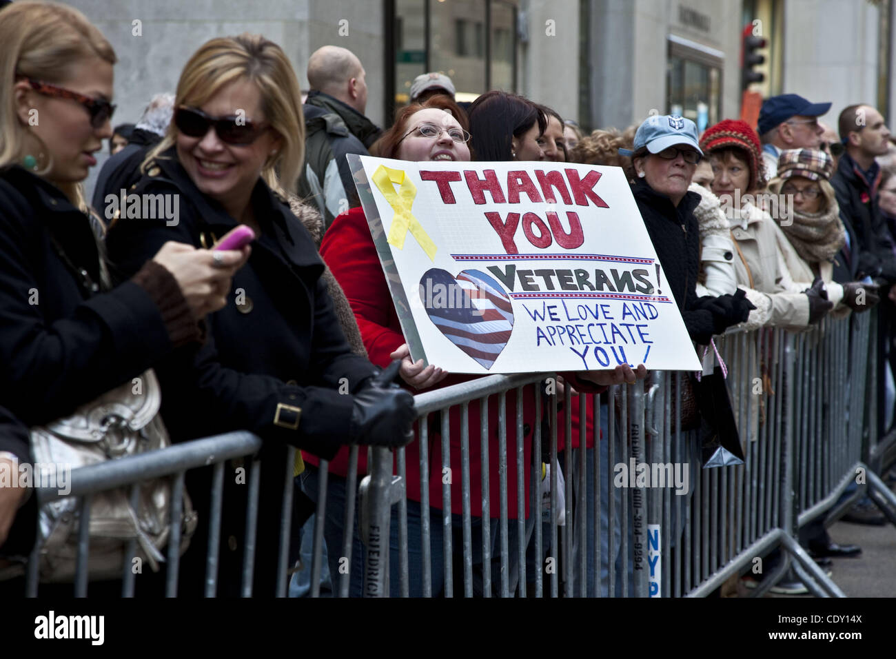 Nov. 11, 2011 - New York, New York, U.S - New York City honors the U.S ...