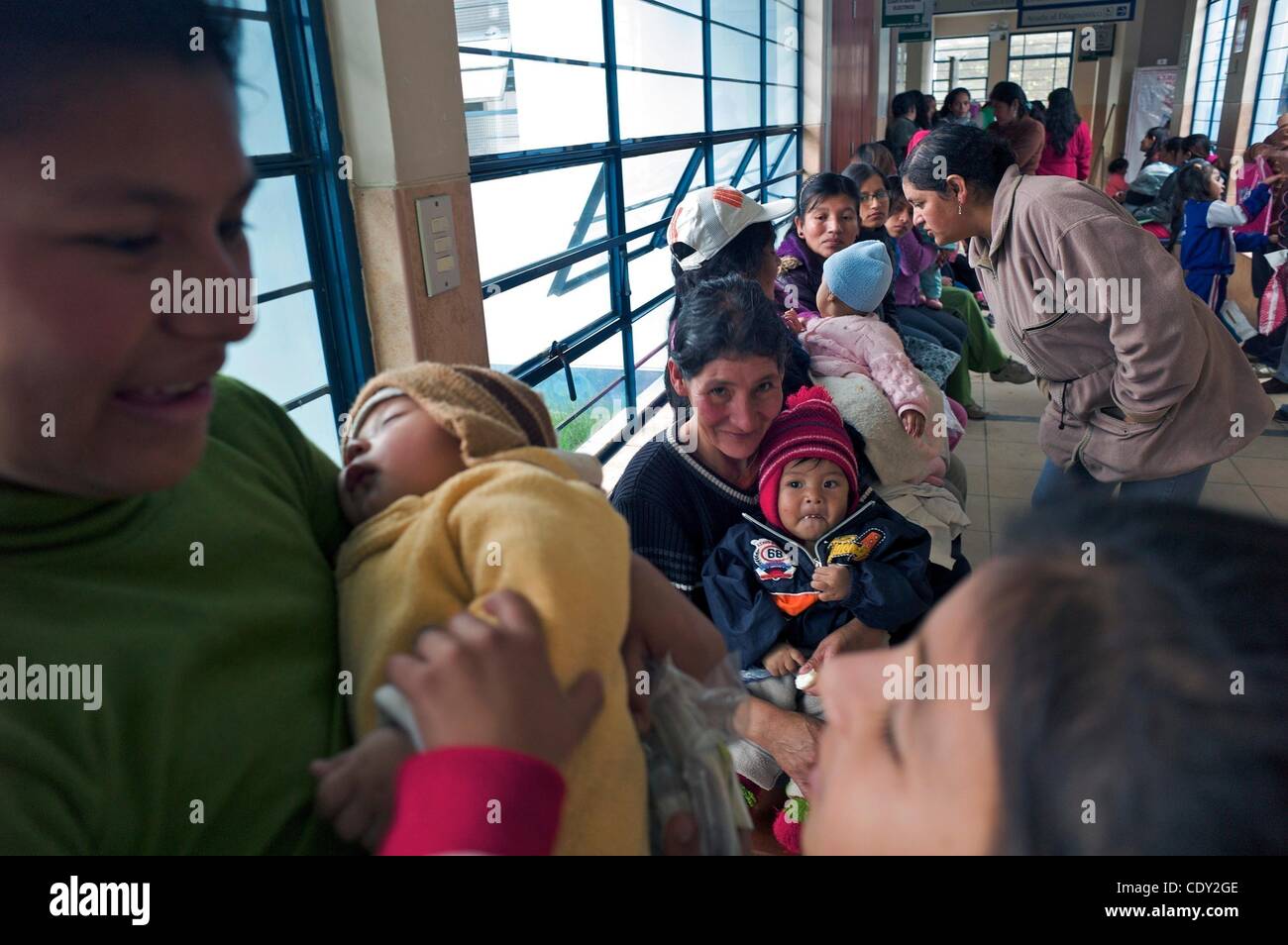 Sept. 1, 2011 - Lima, Lima, Peru - Peruvian parents with young children ...