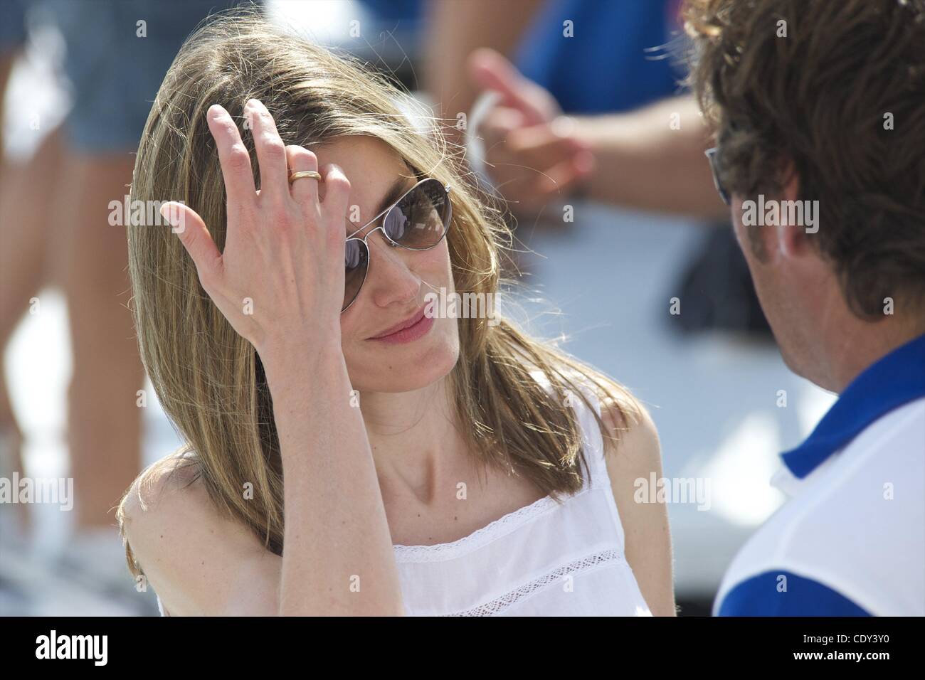 Aug. 6, 2011 - Palma de Majorca, Spain - Prince Felipe and Princess ...