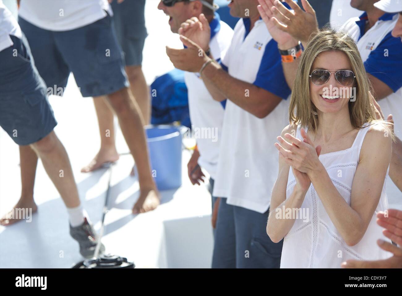 Aug. 6, 2011 - Palma de Majorca, Spain - Prince Felipe and Princess ...