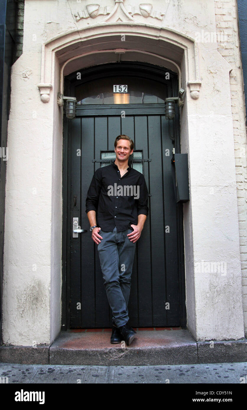 Oct. 11, 2011 - New York, NY, U.S. - Swedish actor ALEXANDER SKARSGARD ...