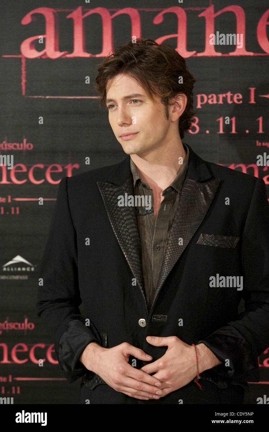 Oct. 28, 2011 - Madrid, Spain - Actor Jackson Rathbone attends the ...