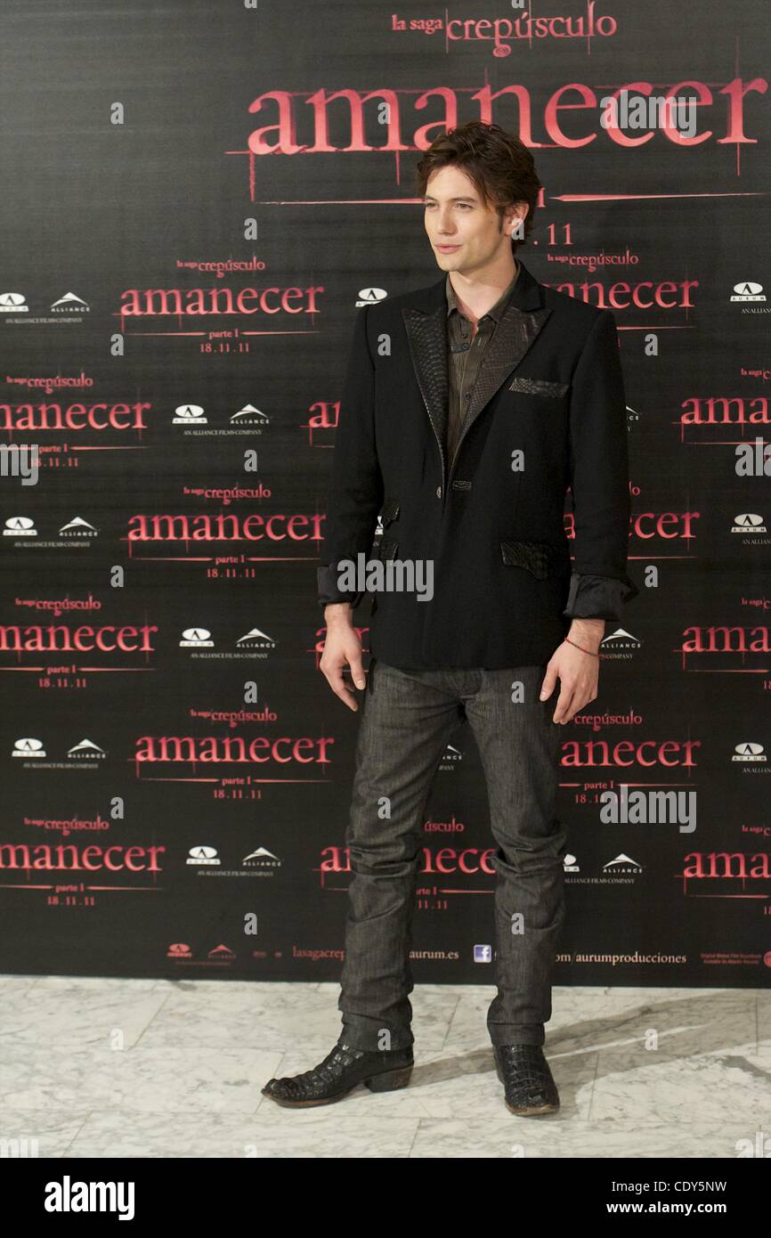 Oct. 28, 2011 - Madrid, Spain - Actor Jackson Rathbone attends the ...