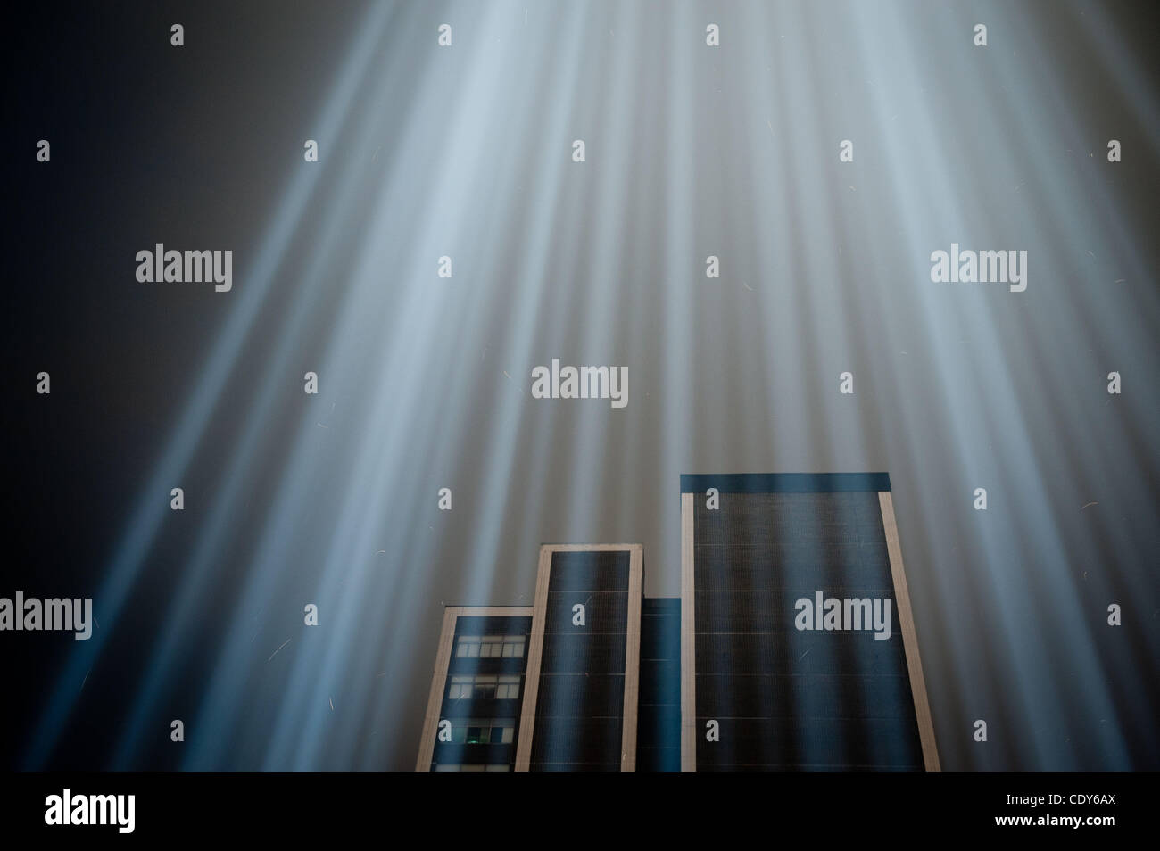 during the ceremony marking the 10th anniversary of the attacks at the ...