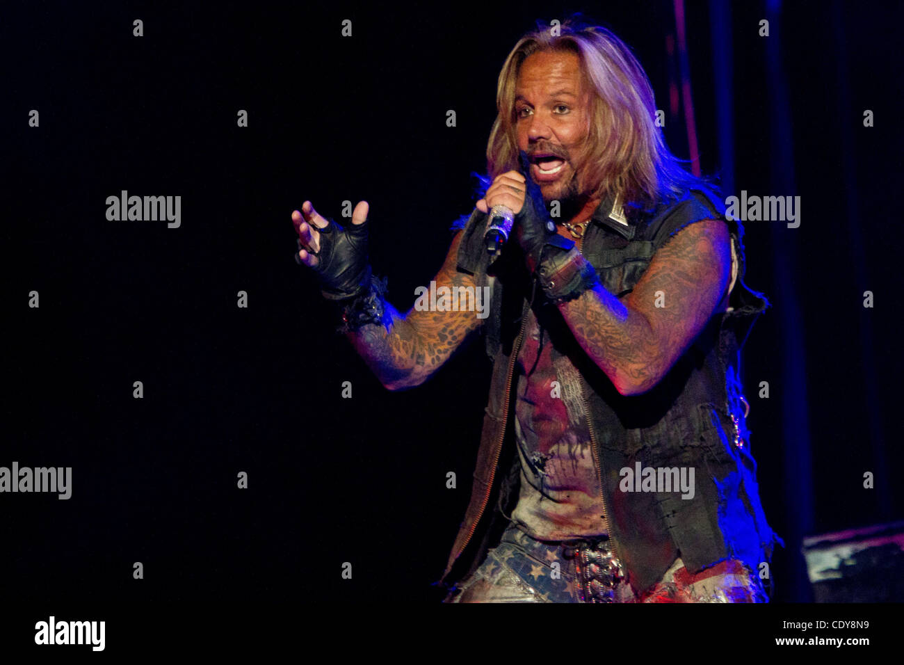 Sep. 24, 2011 - Melbourne, Australia - VINCE NEIL, lead singer of ...