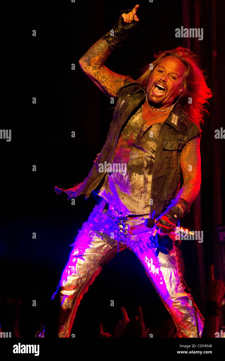 Sept. 24, 2011 - Melbourne, Australia - VINCE NEIL, lead singer of ...