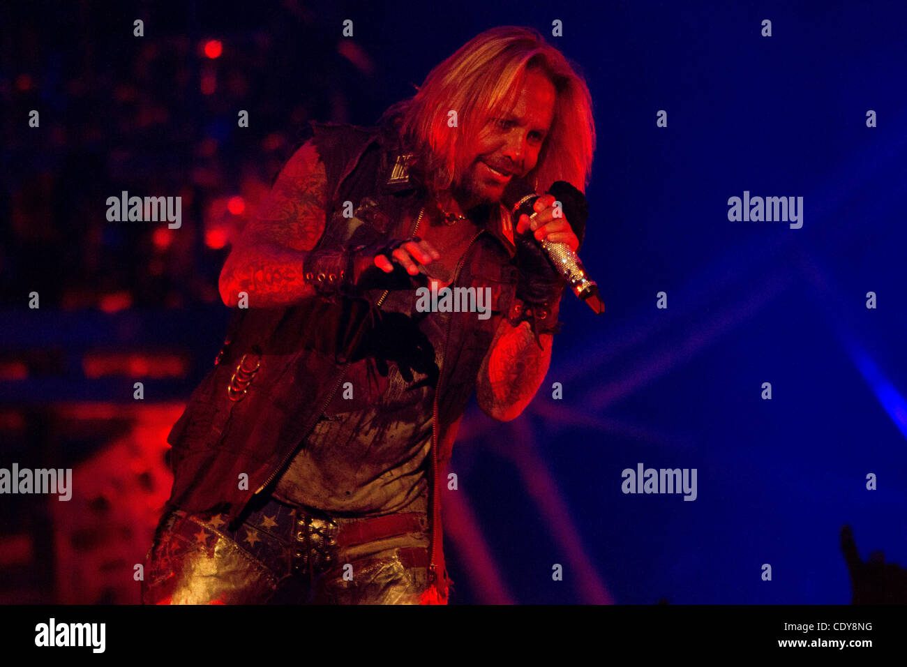 Sep. 24, 2011 - Melbourne, Australia - VINCE NEIL, lead singer of ...