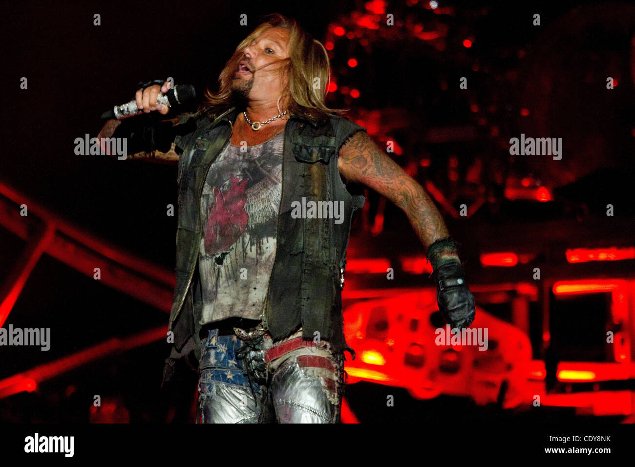 Sep. 24, 2011 - Melbourne, Australia - VINCE NEIL, lead singer of ...