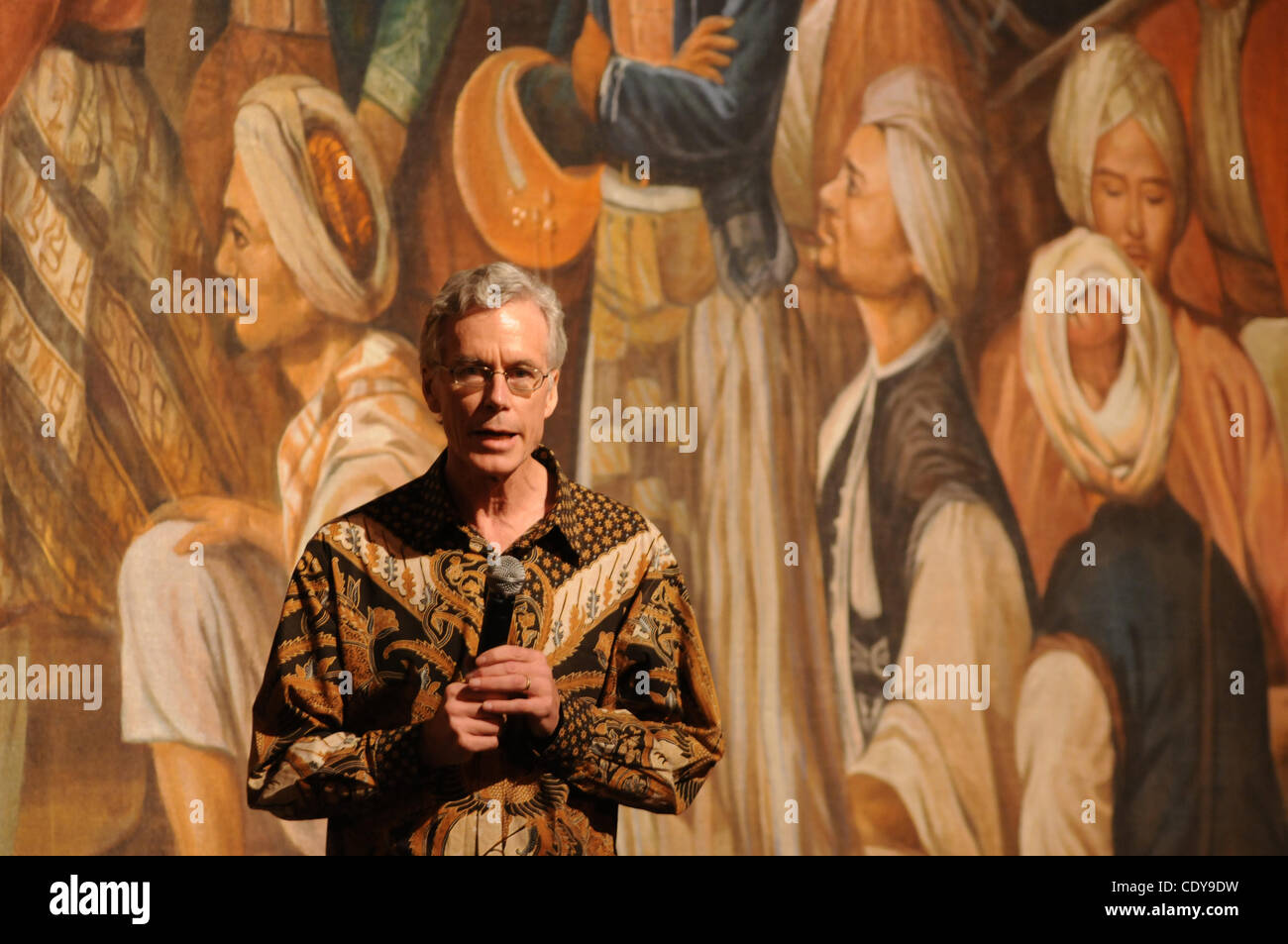 Nov. 10, 2011 - British Historian, PETER CAREY speech during a Prince ...