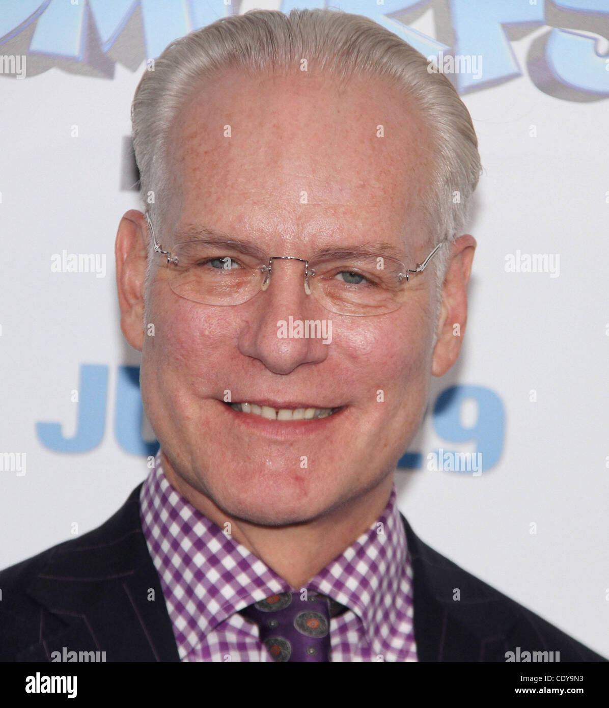 Tim gunn smurfs world premiere hi-res stock photography and images - Alamy