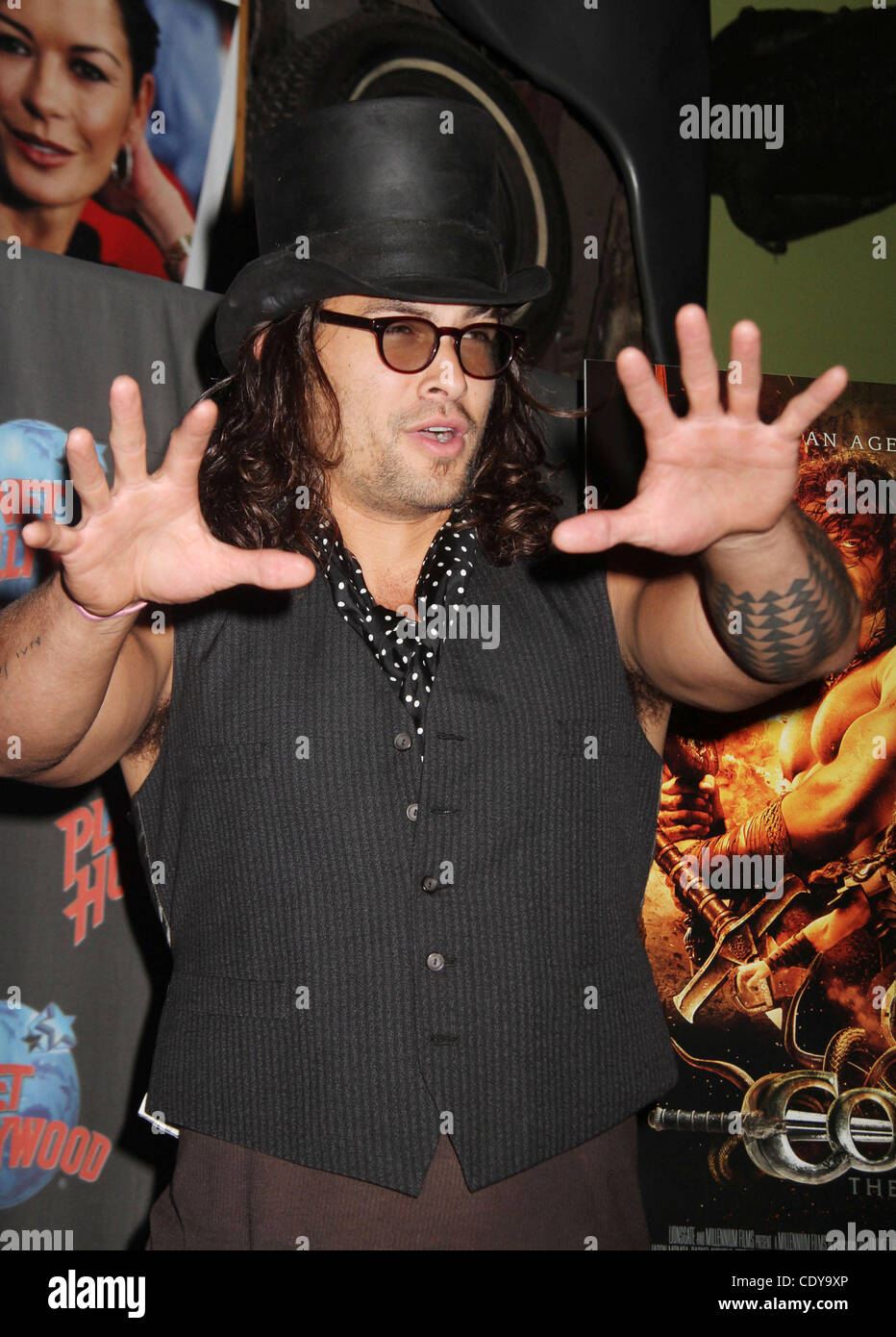 Aug. 18, 2011 - New York, New York, U.S. - Actor JASON MOMOA promotes ...