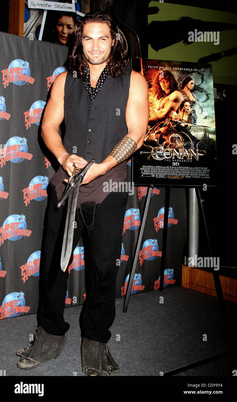 Aug. 18, 2011 - New York, New York, U.S. - Actor JASON MOMOA promotes ...