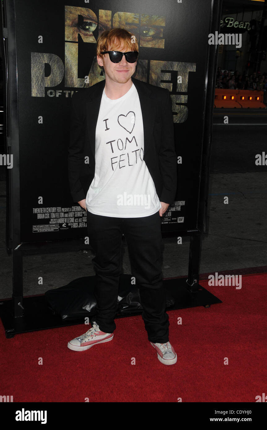 July 28, 2011 - Los Angeles, California, U.S. - Rupert Grint Attending ...