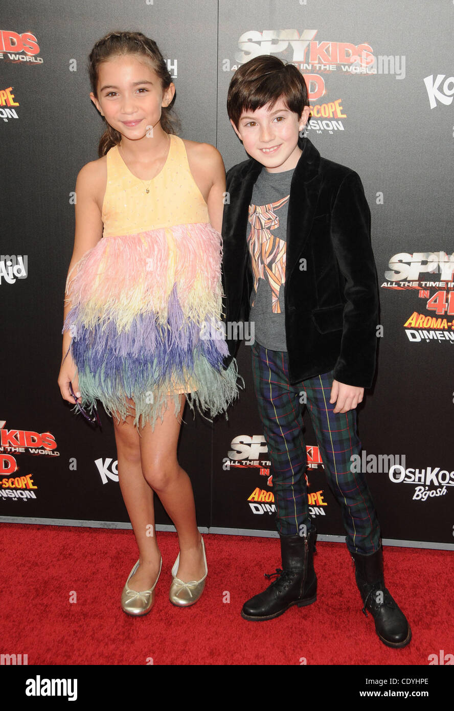 July 30, 2011 - Los Angeles, California, U.S. - Rowan Blanchard, Mason ...