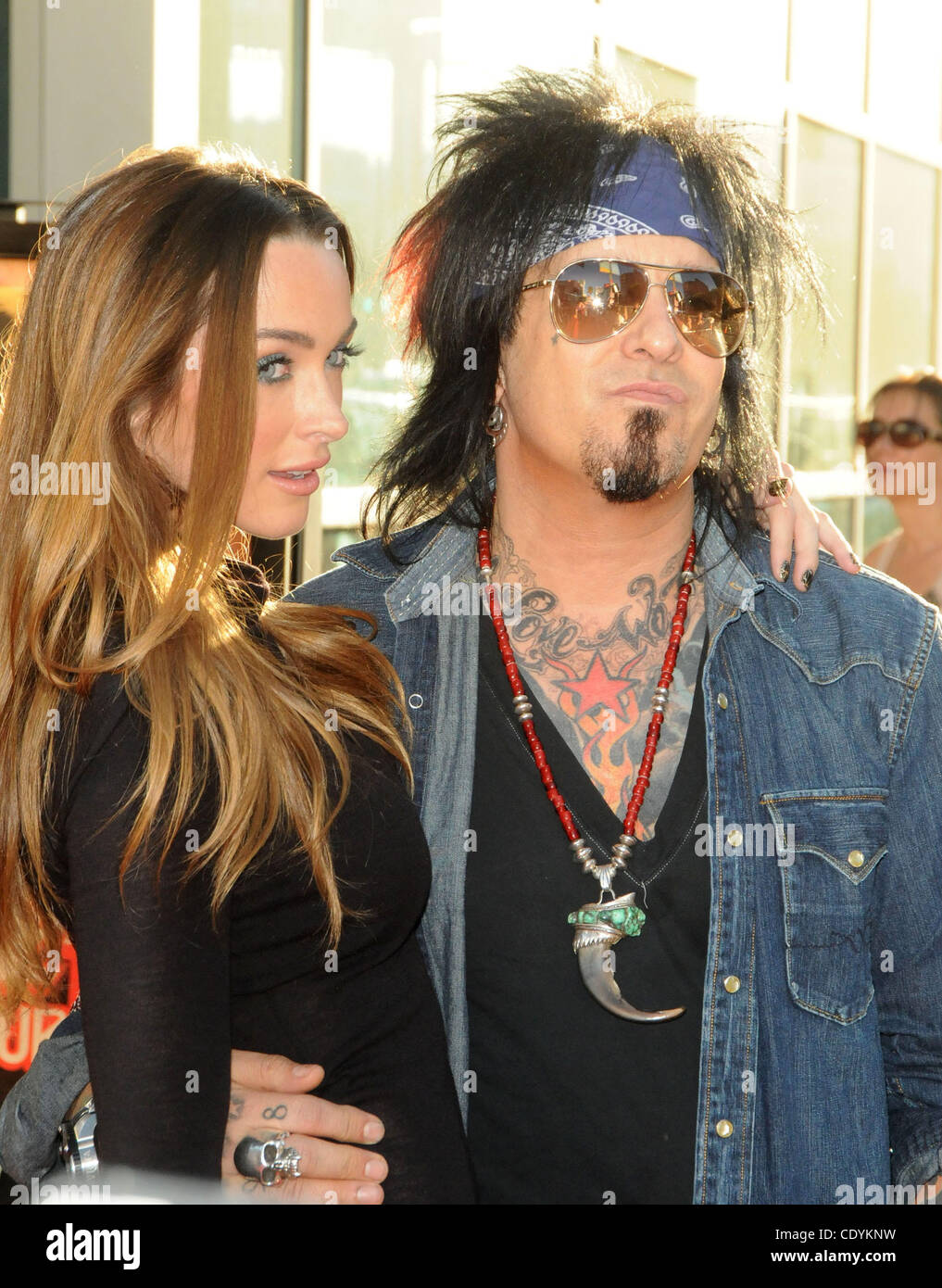 Nikki sixx and courtney sixx hi-res stock photography and images - Alamy