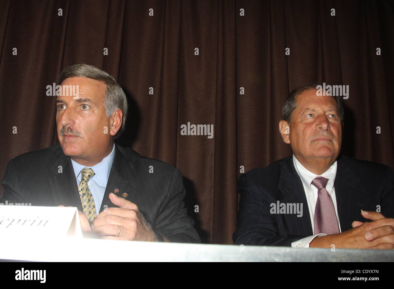 Sept. 6, 2011 - New York, New York, U.S. - BOB TURNER RIGHT DAVID ...
