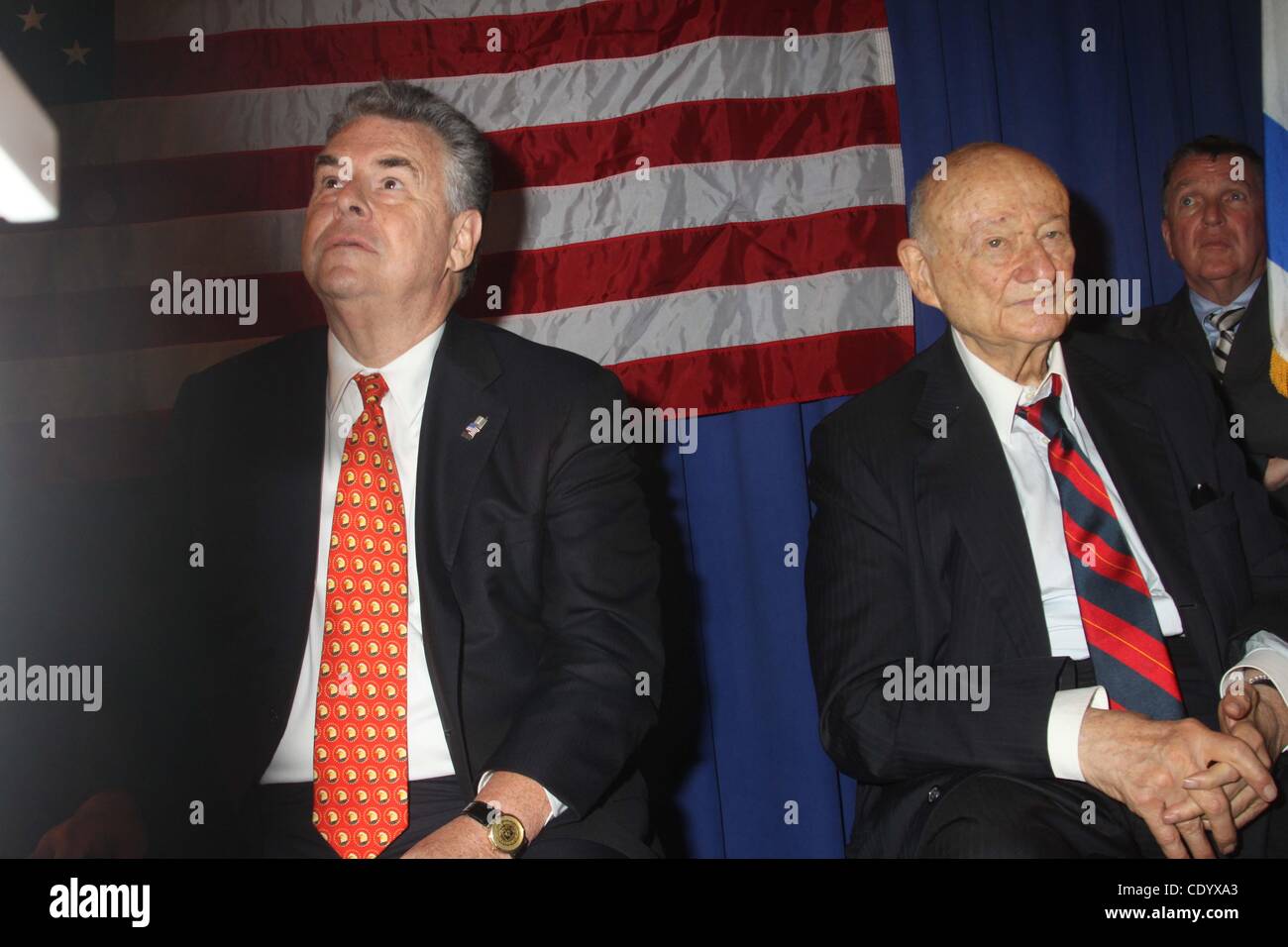 Sept. 13, 2011 - New York, New York, U.S. - FORMER MAYOR ED KOCH RIGHT ...