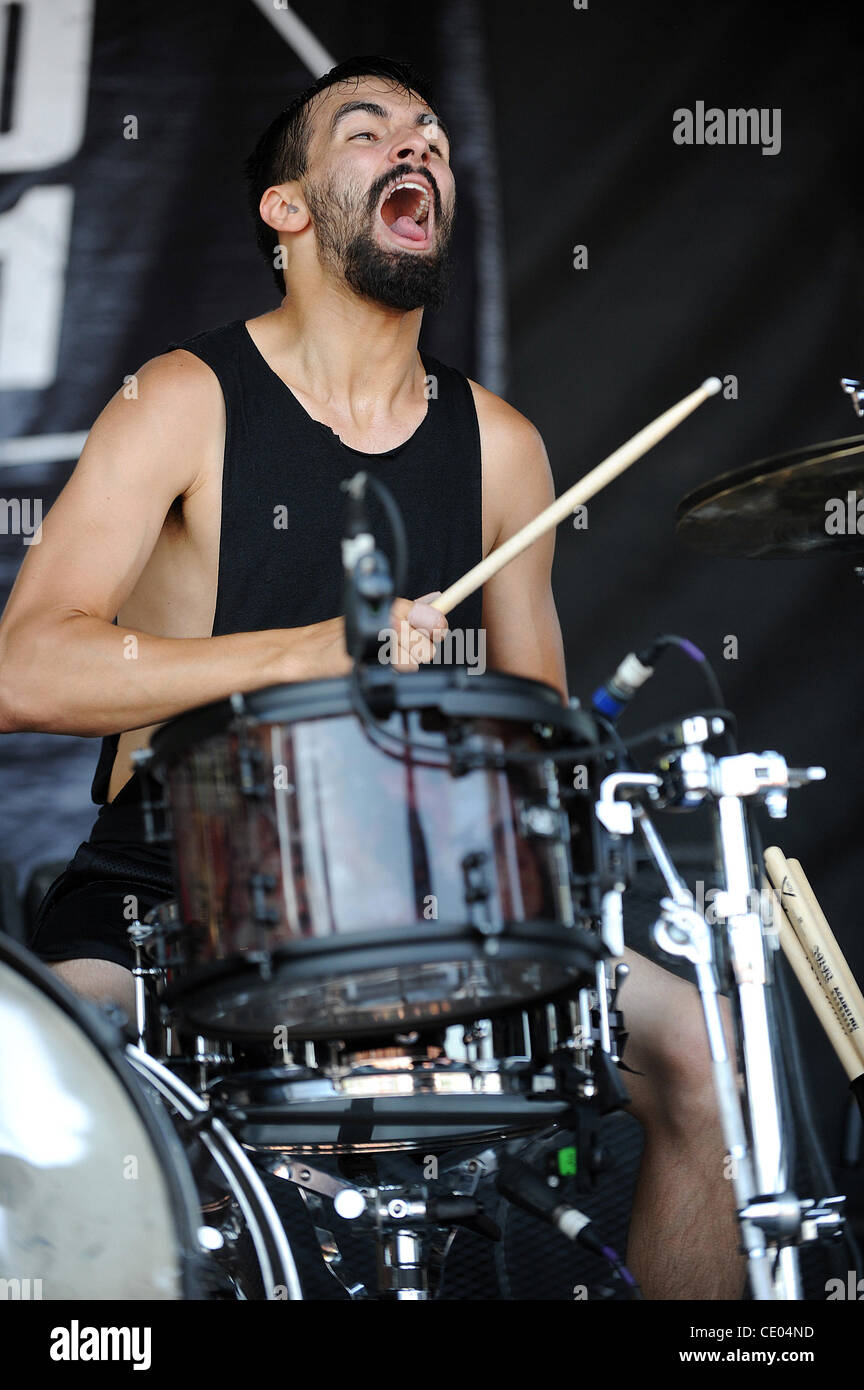 Jul 27, 2011 - Virginia Beach, Virginia; USA - Drummer JAY WEINBERG of ...