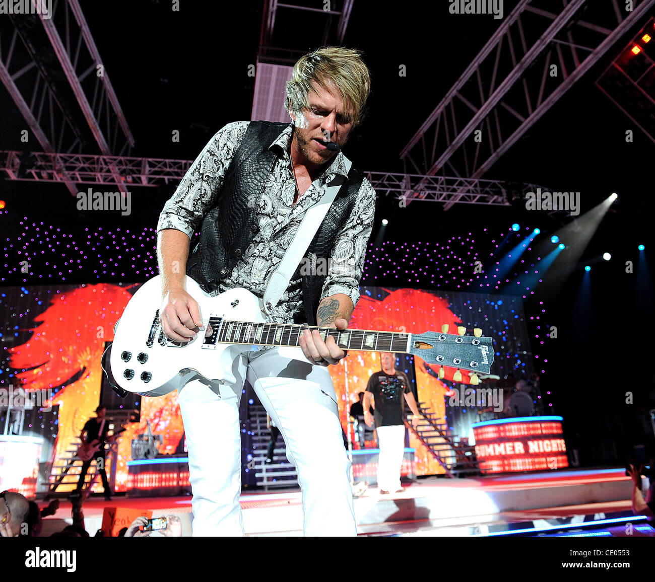 Jul 30, 2011 - Raleigh, North Carolina; USA - Guitarist JOE DON ROONEY ...