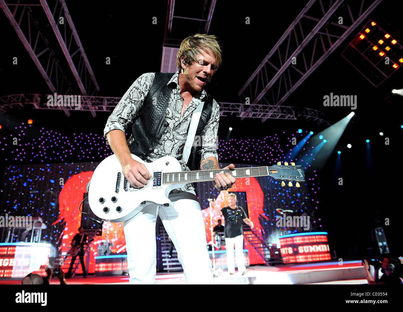 Jul 30, 2011 - Raleigh, North Carolina; USA - Guitarist JOE DON ROONEY ...