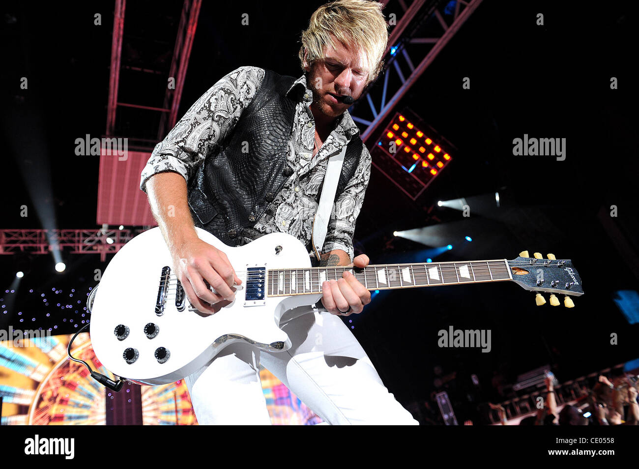 Jul 30, 2011 - Raleigh, North Carolina; USA - Guitarist JOE DON ROONEY ...