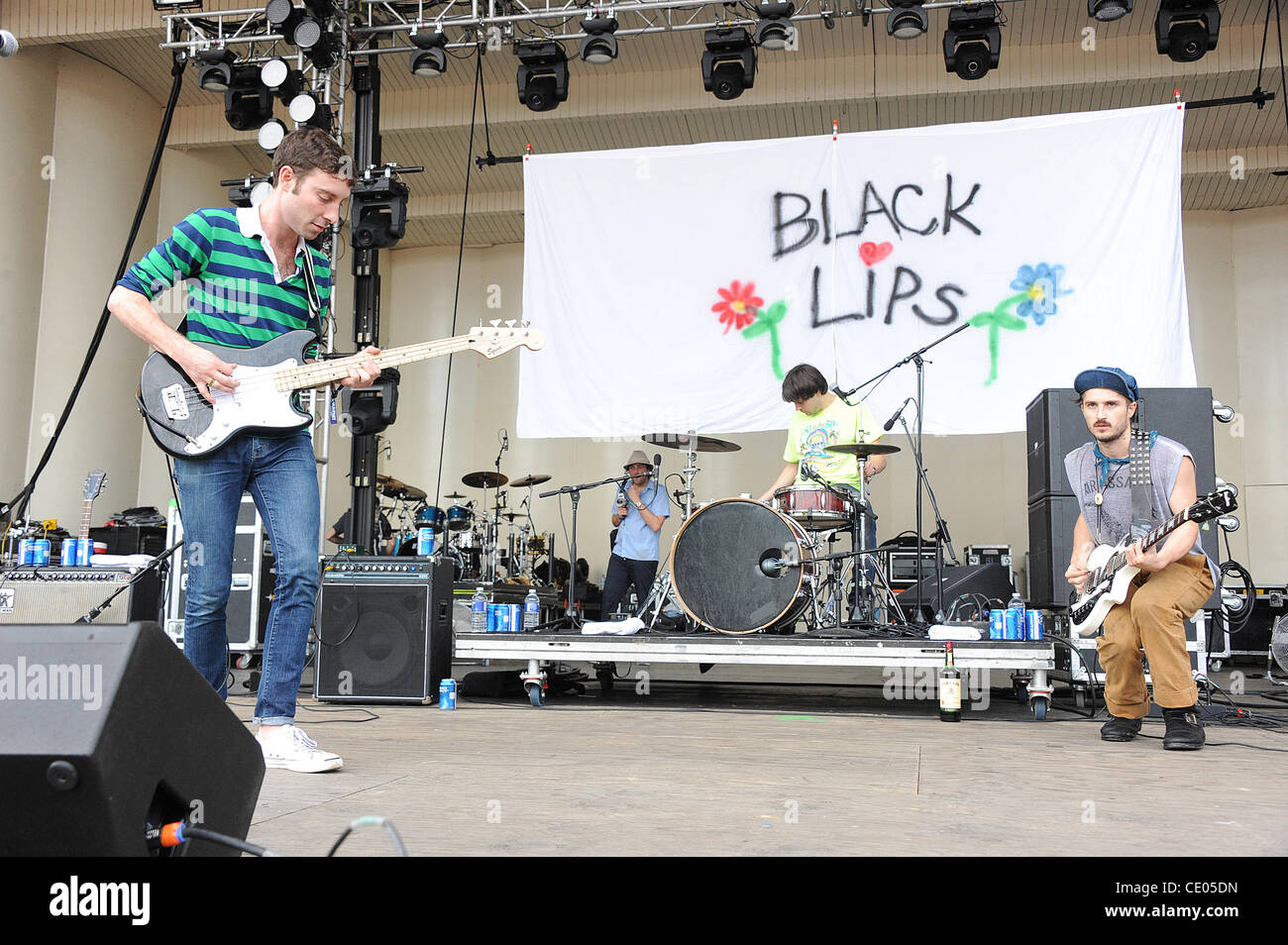 Aug 6, 2011 - Chicago, Illinois; USA - Bass Guitarist JARED SWILLEY and ...