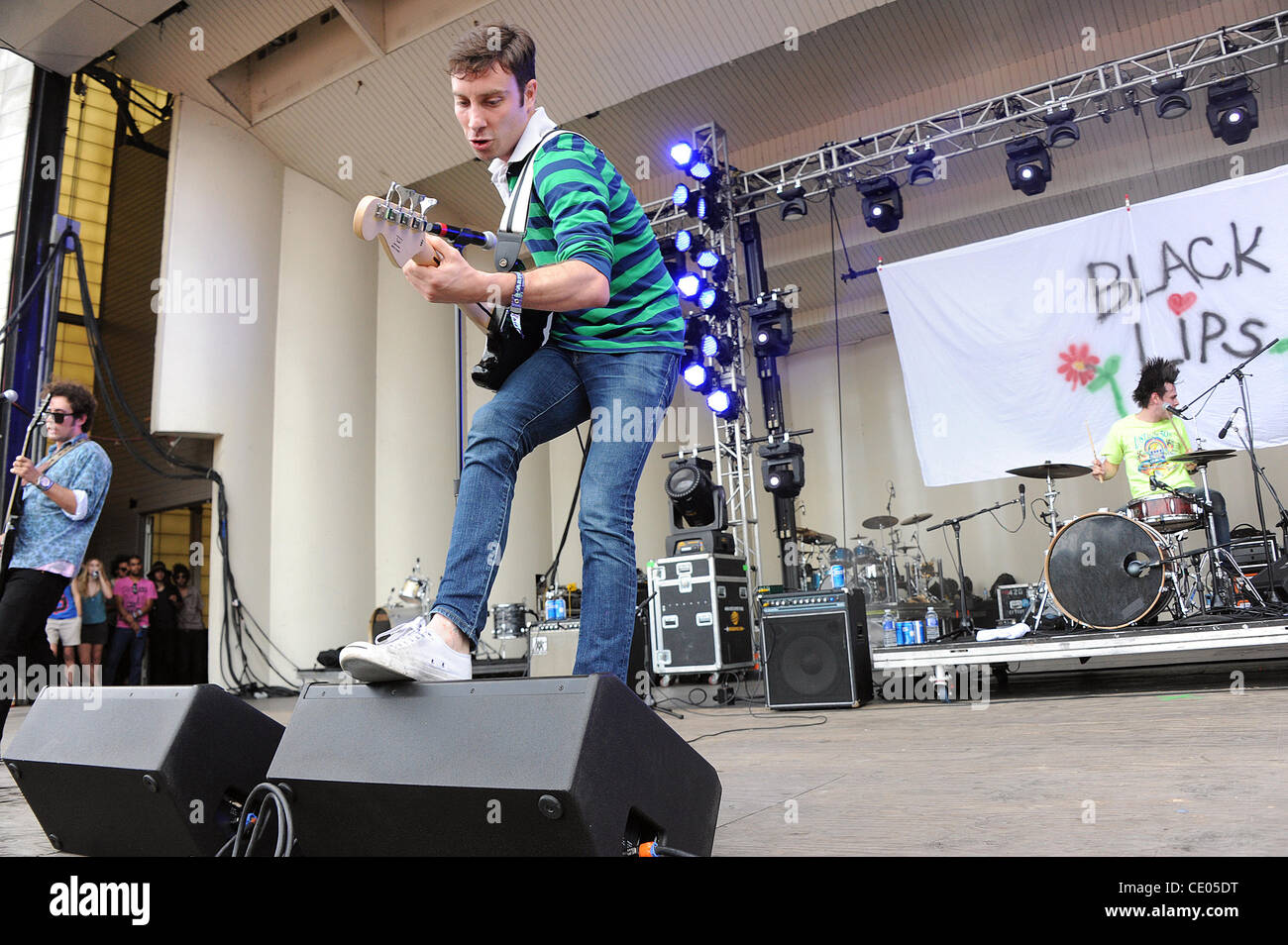 Aug 6, 2011 - Chicago, Illinois; USA - Bass Guitarist JARED SWILLEY of ...