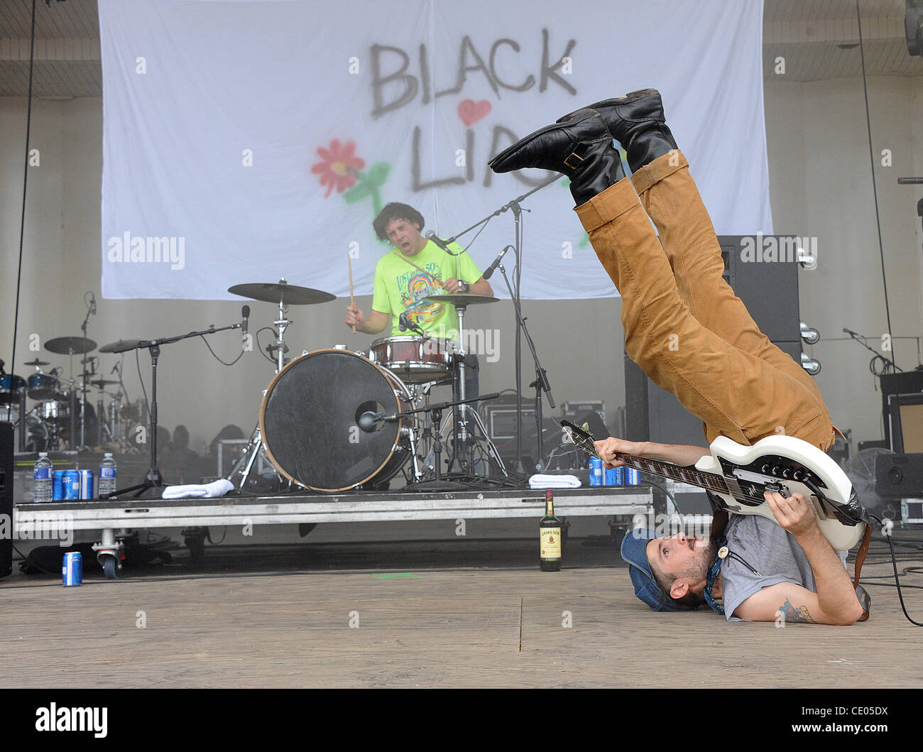 Aug 6, 2011 - Chicago, Illinois; USA - Guitarist IAN SAINT PE' BROWN of ...