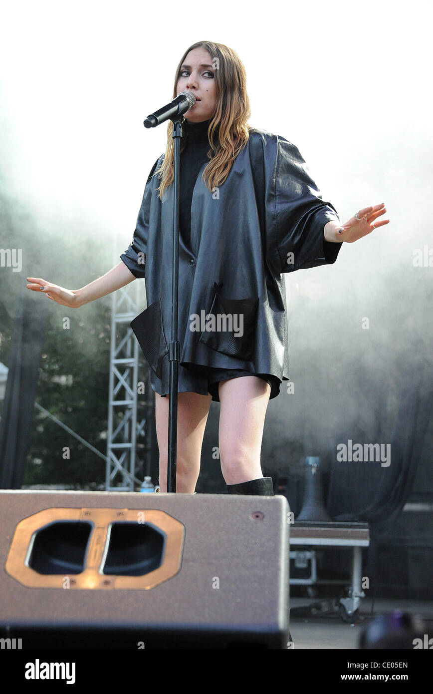 Aug 6, 2011 - Chicago, Illinois; USA - Singer LYKKE LI performs live as ...