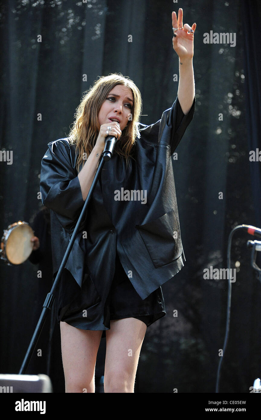 Aug 6, 2011 - Chicago, Illinois; USA - Singer LYKKE LI performs live as ...