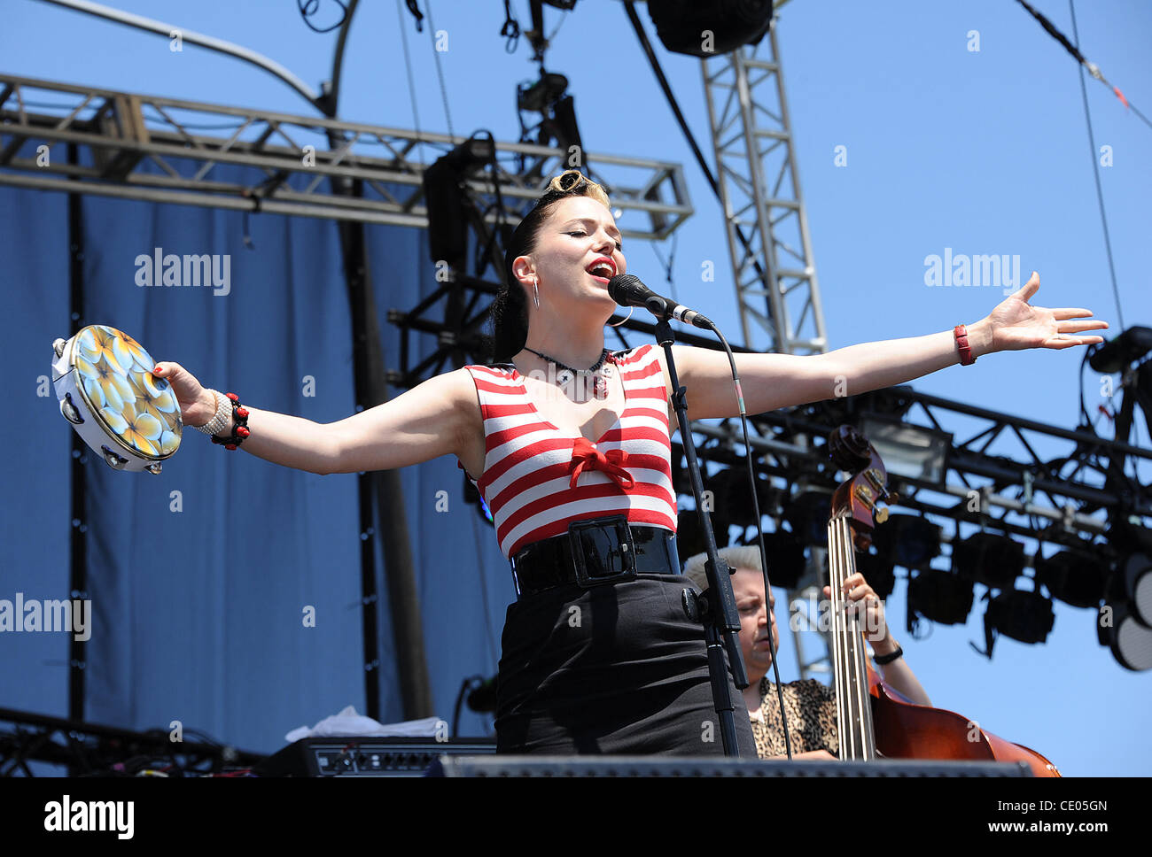 Aug 7, 2011 - Chicago, Illinois; USA - Singer IMELDA MAY performs live ...