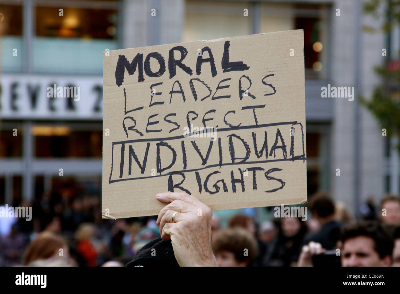 Respect our rights hi-res stock photography and images - Alamy