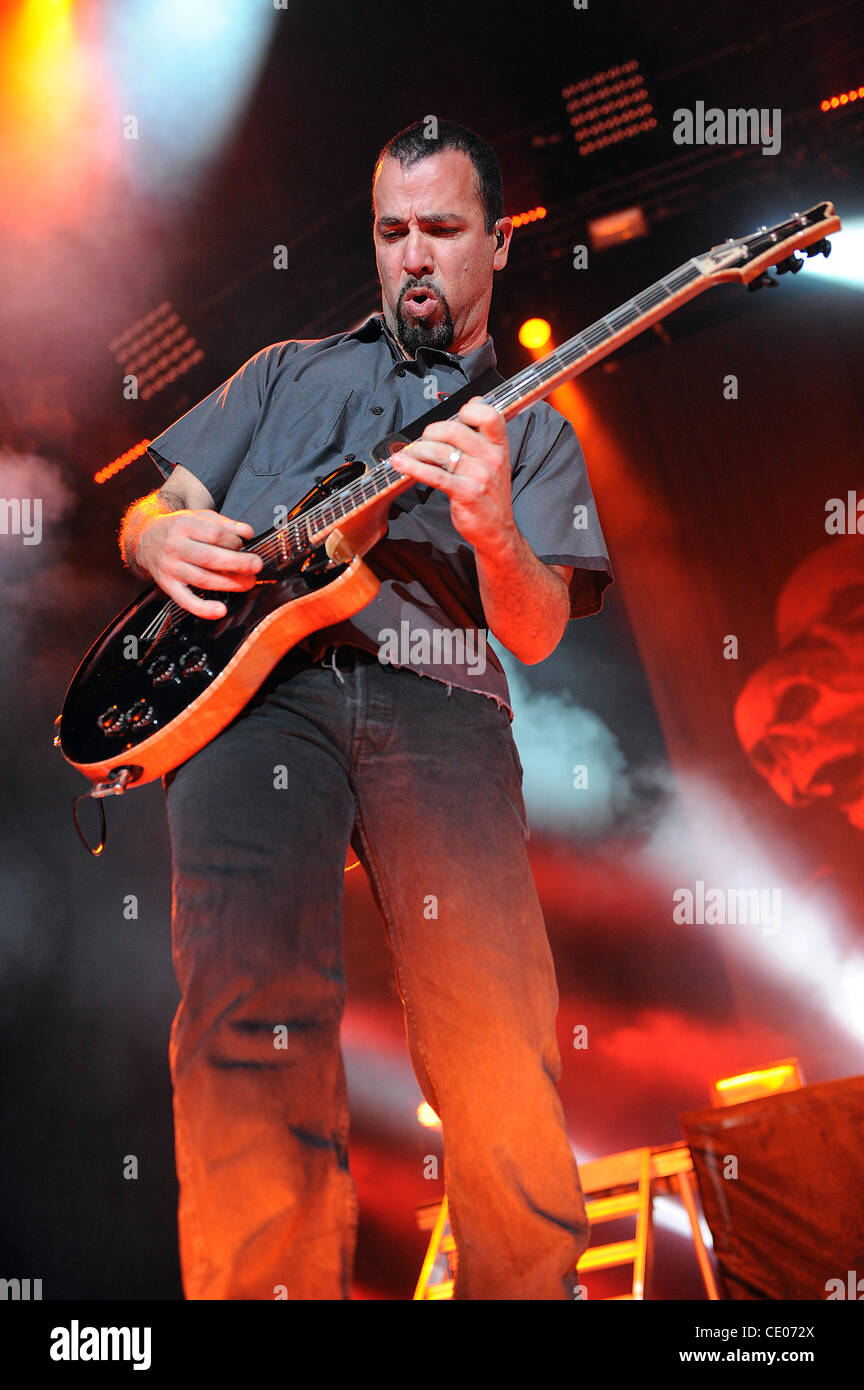 Aug 2, 2011 - Raleigh, North Carolina; USA - Gutiarist TONY ROMBOLA of ...