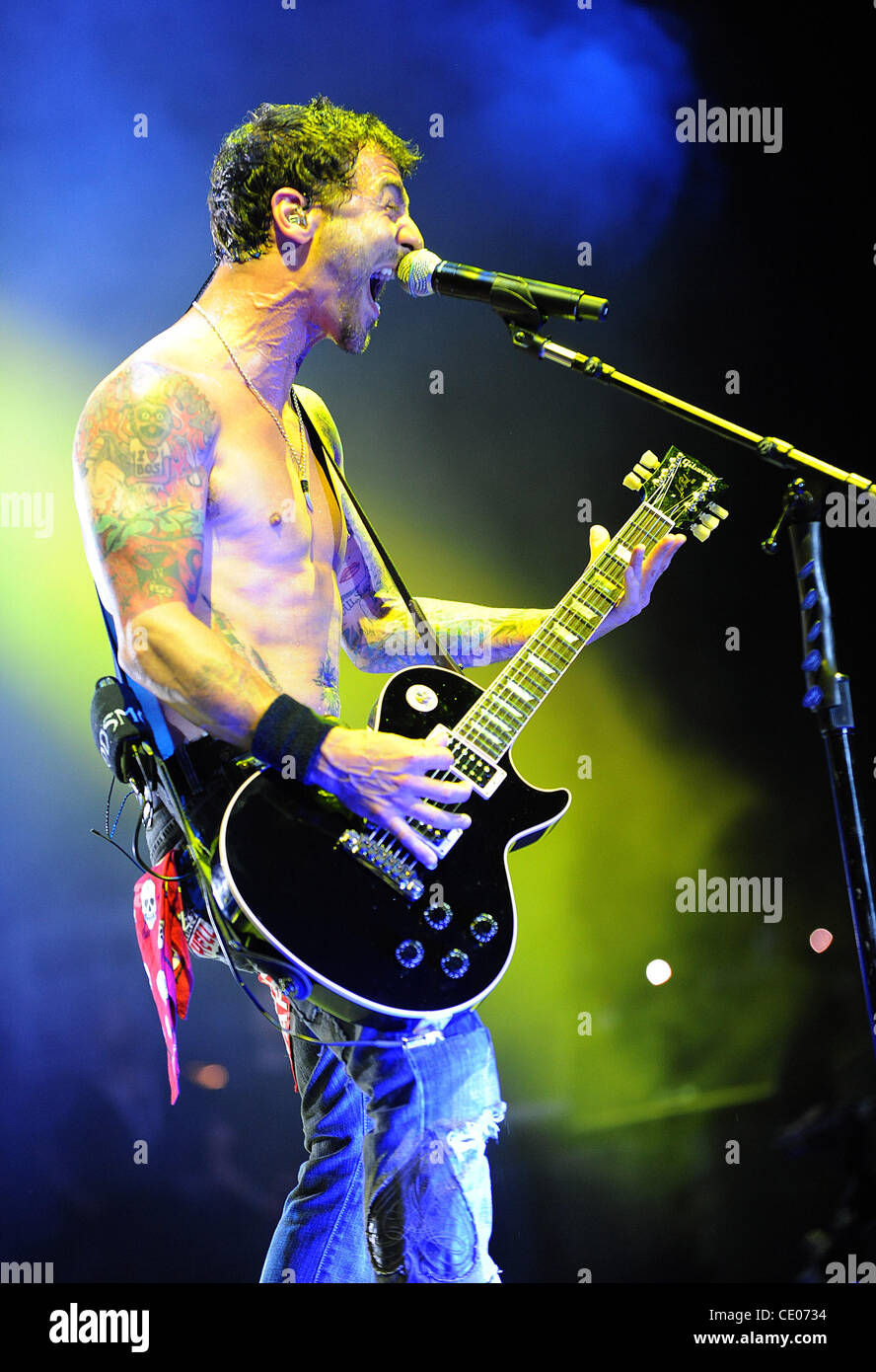 Aug 2, 2011 - Raleigh, North Carolina; USA - Singer / Guitarist SULLY ...