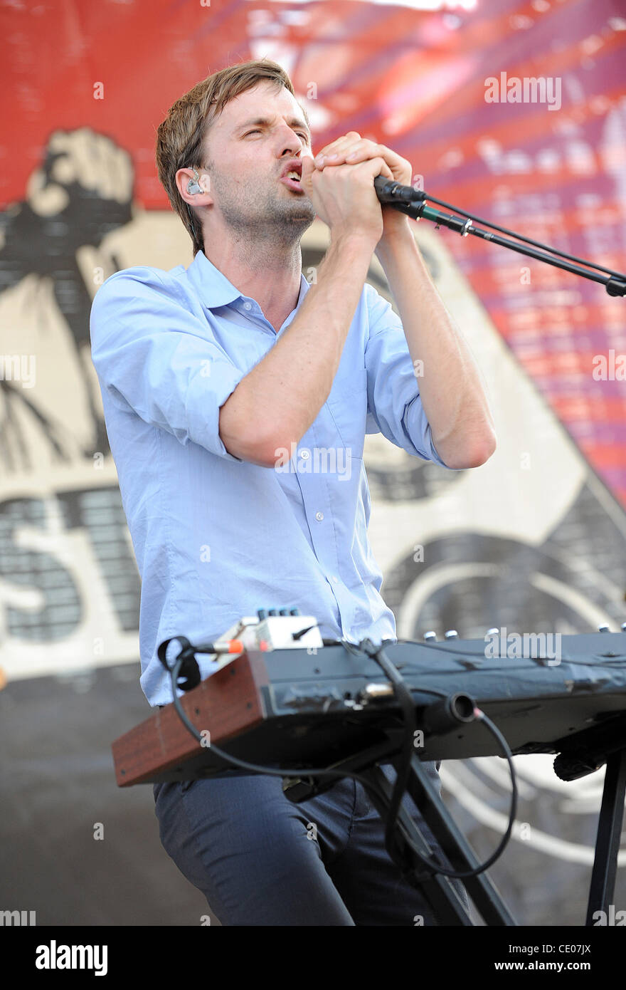 Sept. 10, 2011 - Columbia, Maryland; USA - Singer DAN WHITFORD of the ...