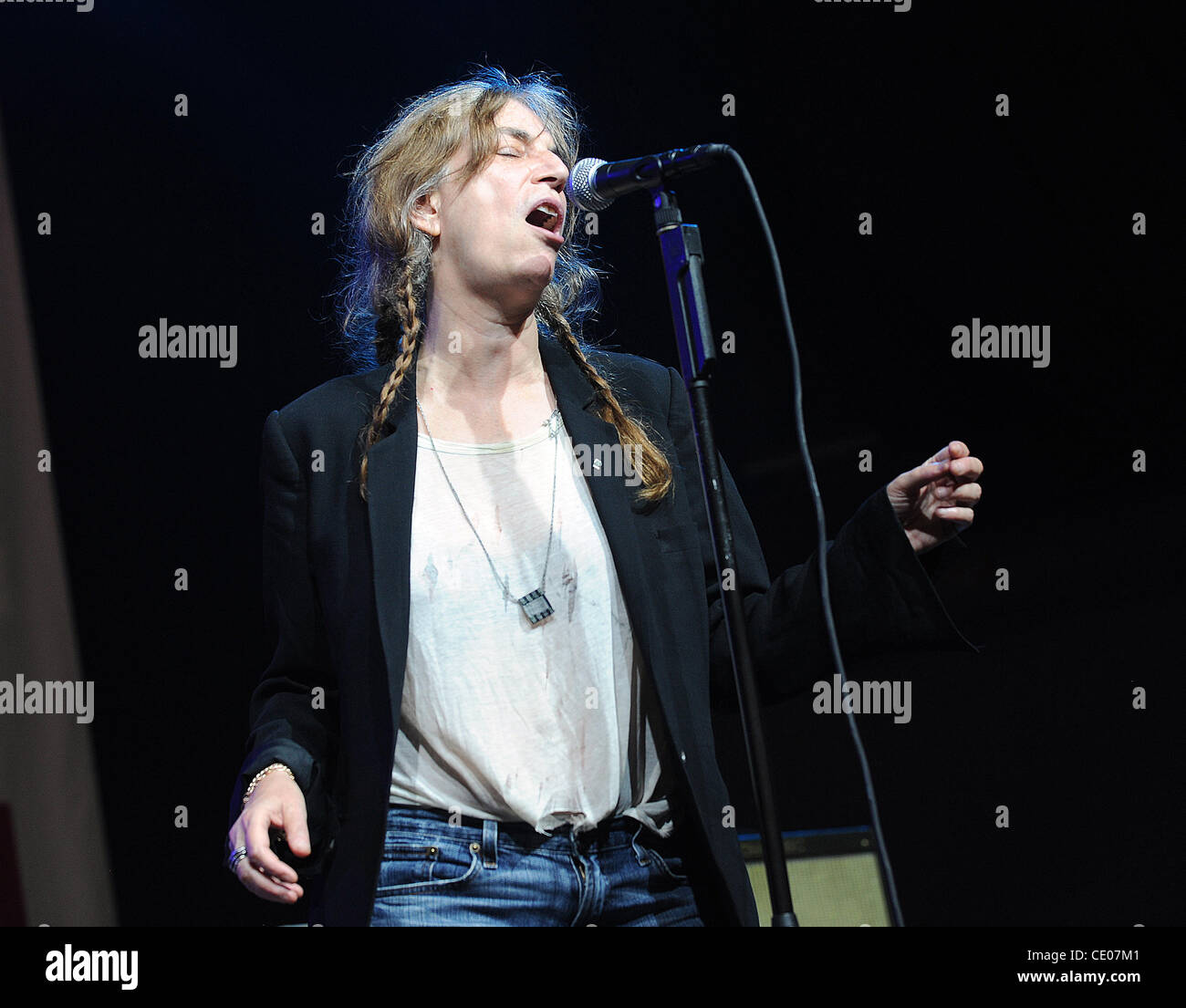 Sept. 10, 2011 - Columbia, Maryland; USA - Singer PATTI SMITH performs ...