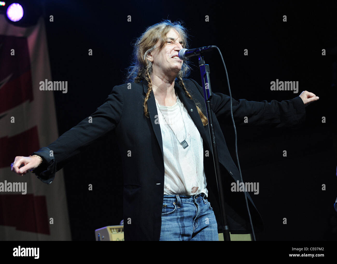 Sept. 10, 2011 - Columbia, Maryland; USA - Singer PATTI SMITH performs ...