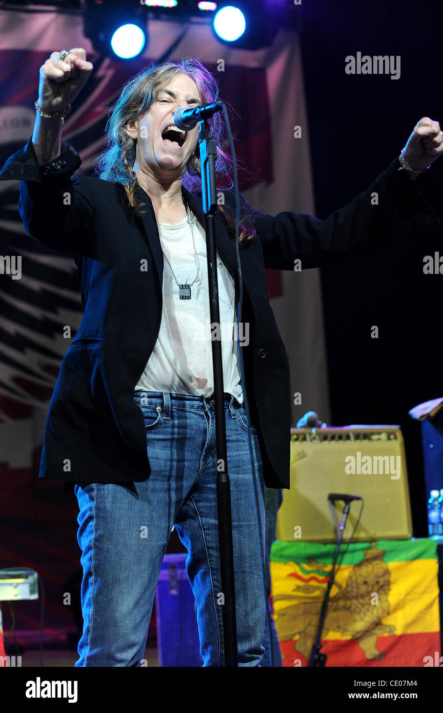 Sept. 10, 2011 - Columbia, Maryland; USA - Singer PATTI SMITH performs ...