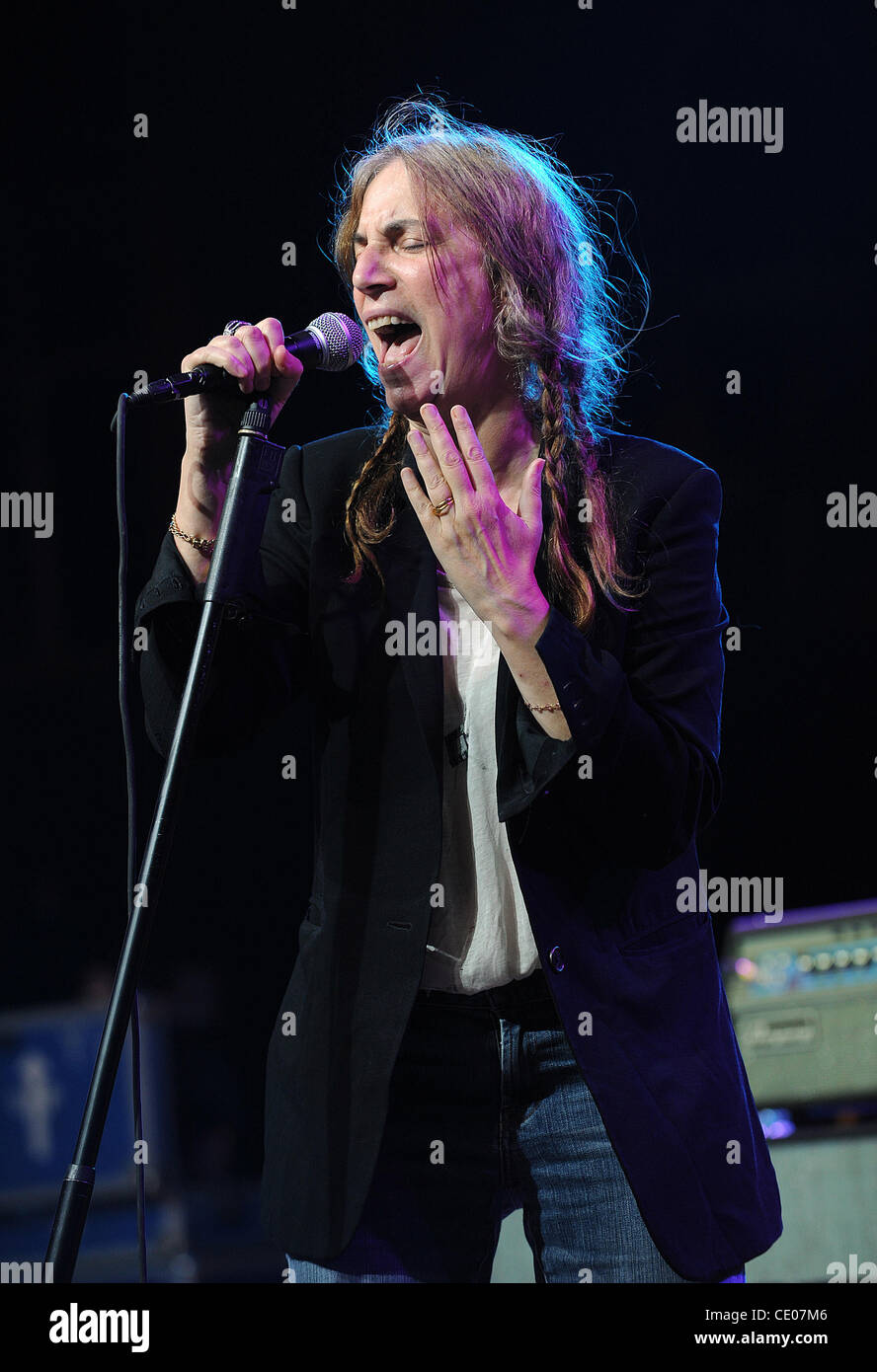 Sept. 10, 2011 - Columbia, Maryland; USA - Singer PATTI SMITH performs ...