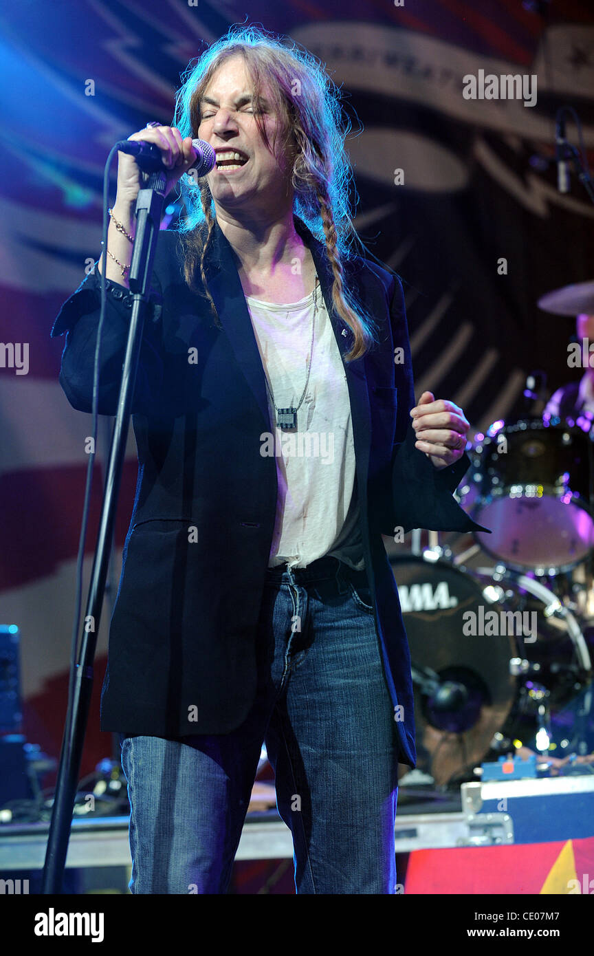 Sept. 10, 2011 - Columbia, Maryland; USA - Singer PATTI SMITH performs ...