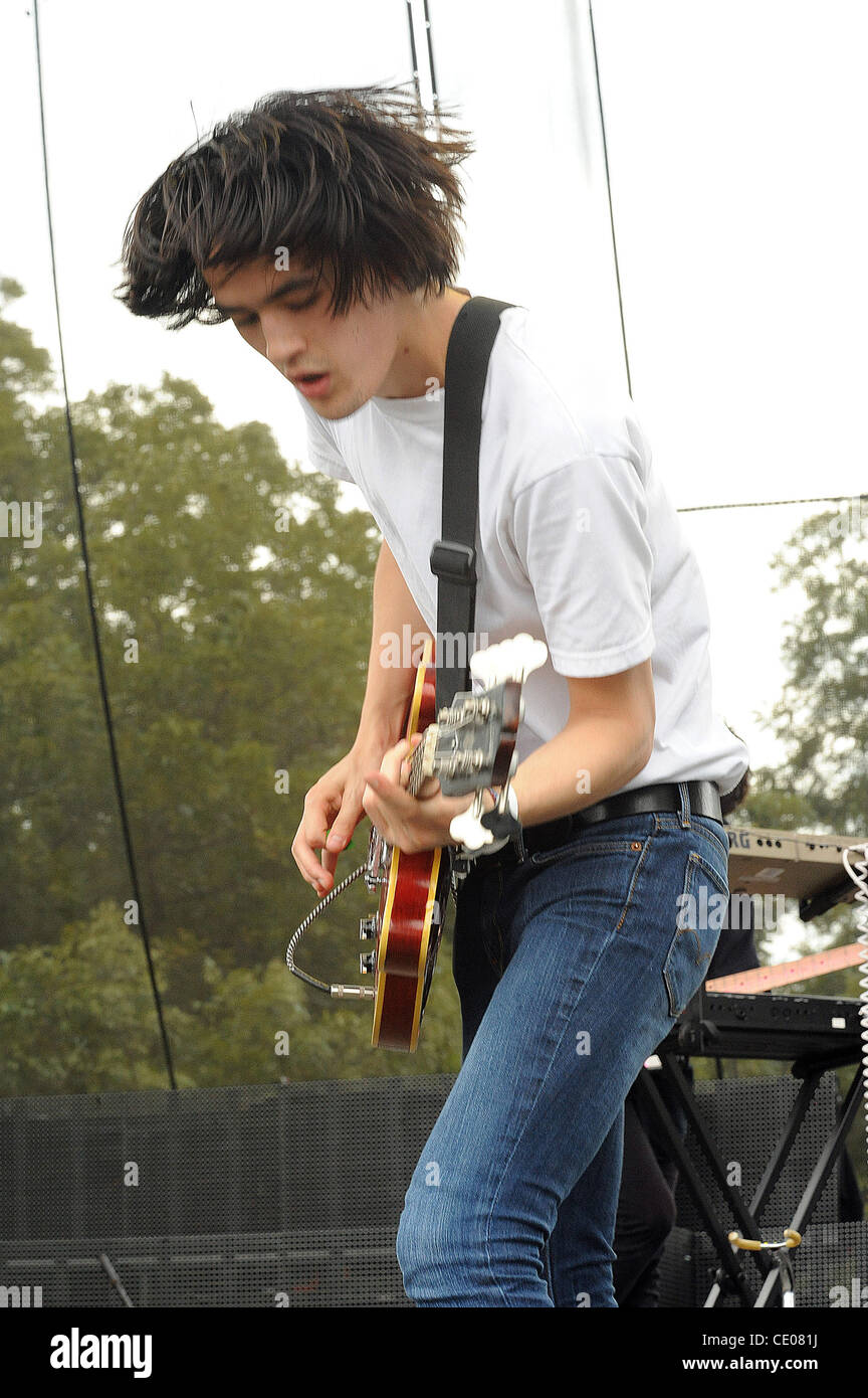 Sept 16, 2011 - Austin, Texas; USA - Bass Guitarist CAMERON OMORI of ...