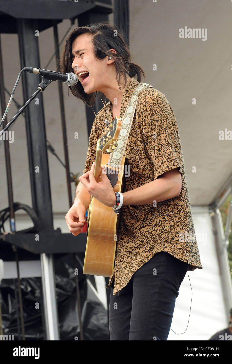 Sept 16, 2011 - Austin, Texas; USA - Singer / Guitarist CULLEN OMORI of ...