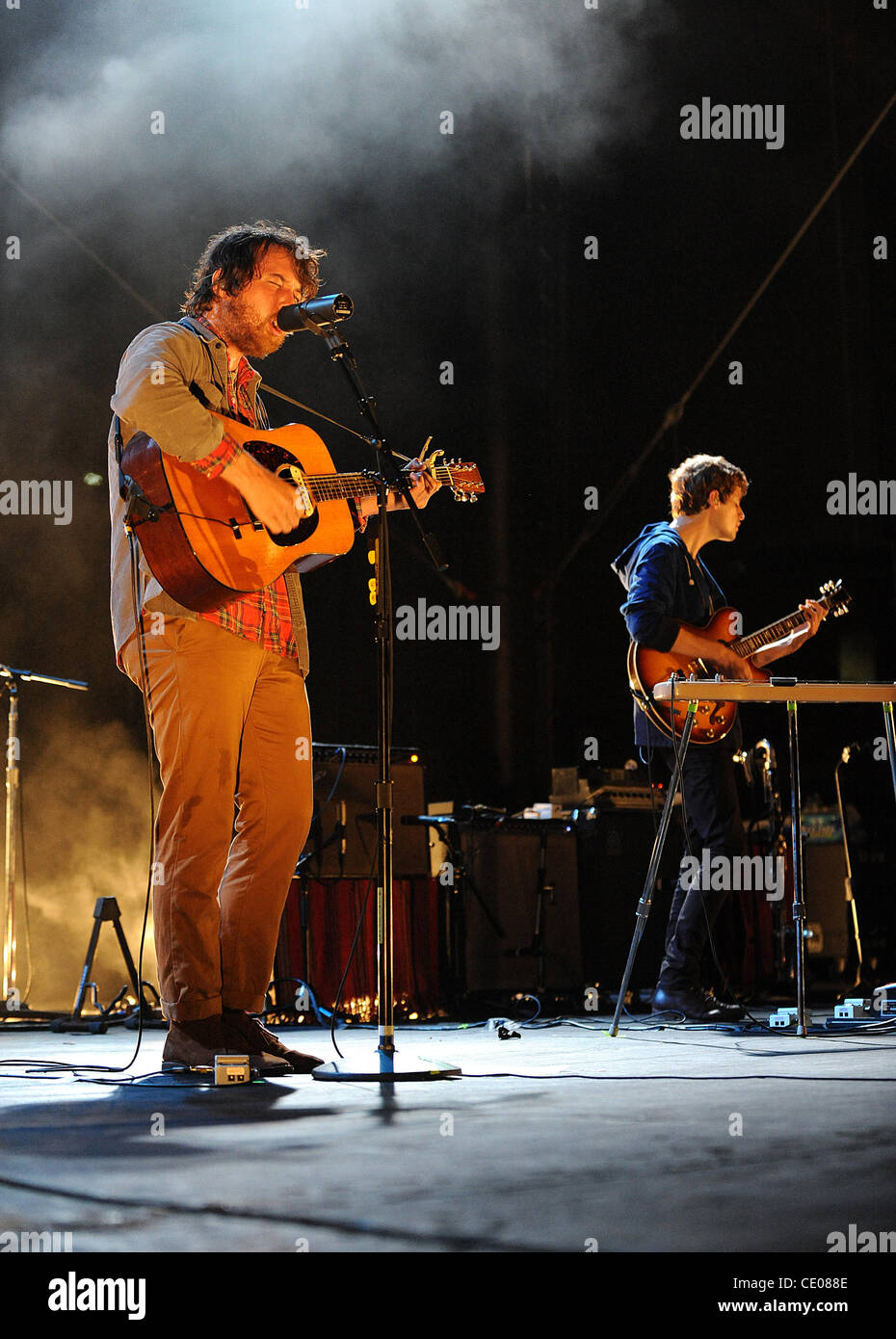 Sept 21, 2011 - Raleigh, North Carolina; USA - (L-R) Singer / Guitarist ...