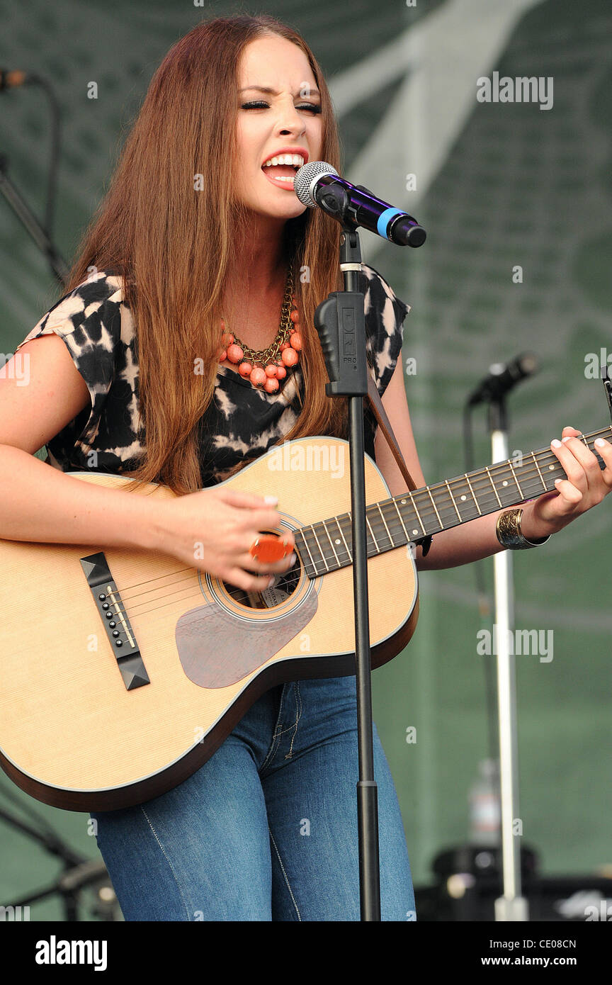 Sept 25, 2011 - Raleigh, North Carolina; USA - Singer HANNAH BLAYLOCK ...