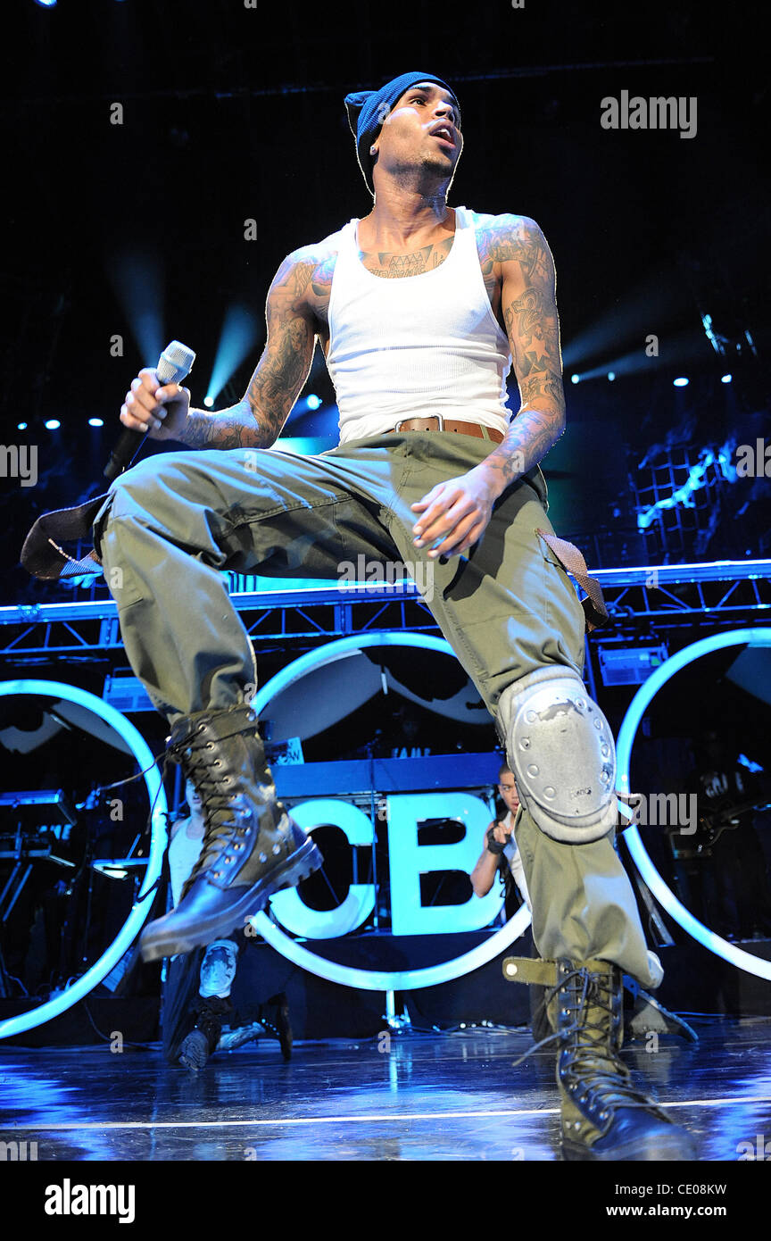 Oct 1, 2011 - Raleigh, North Carolina; USA - Singer CHRIS BROWN ...