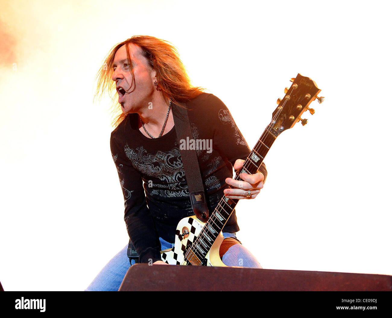 Oct 22, 2011 - Raleigh, North Carolina; USA - Slaughter Guitarist JEFF ...
